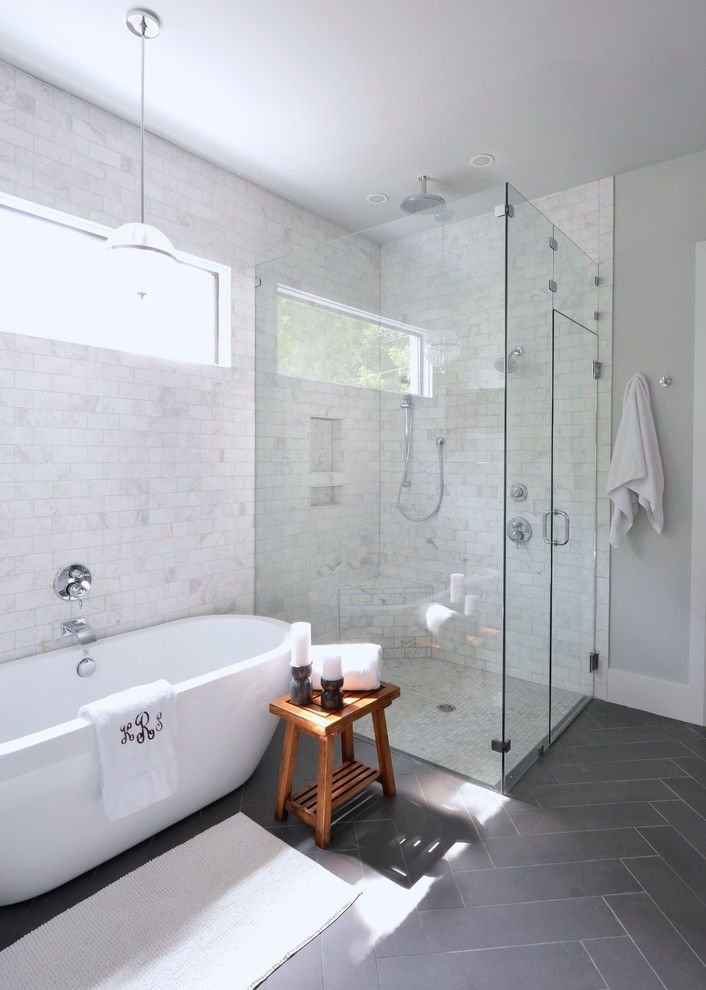 11 Awesome Modern Bathrooms With Glass Showers Ideas - Awesome 11